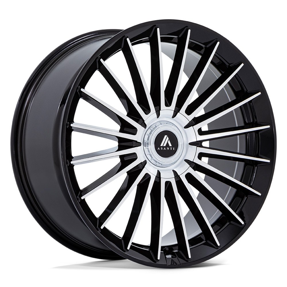 ASANTI® AB048 VICEROY Wheels - Gloss Black with Machined Face Rims