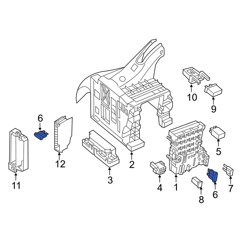 Audi OE 5Q0937629C - Multi-Purpose Fuse
