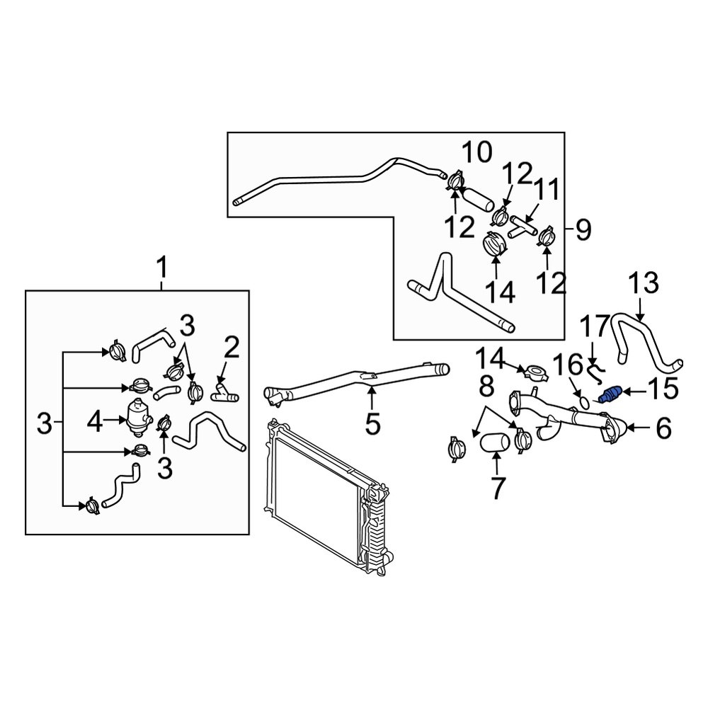 Audi OE 059919501A - Engine Coolant Temperature Sensor
