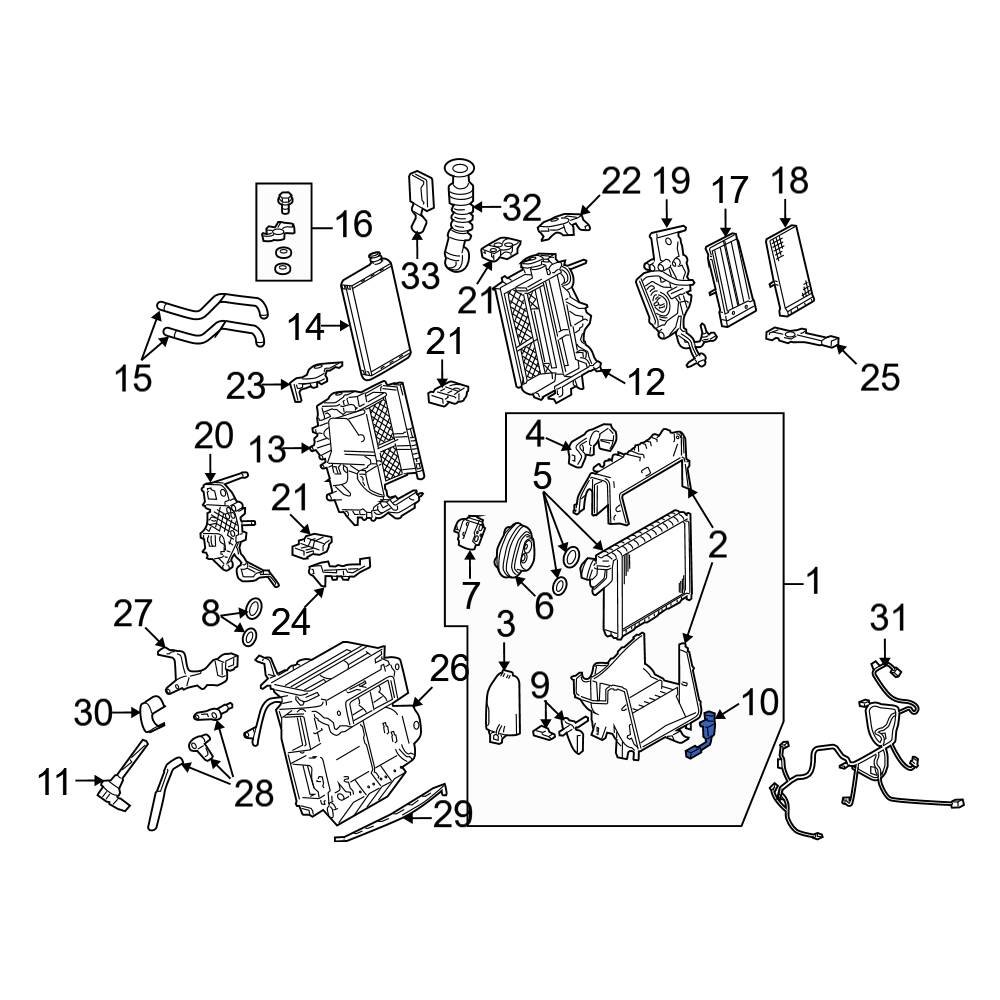 Audi OE 8K0820539 - A/C Evaporator Temperature Sensor