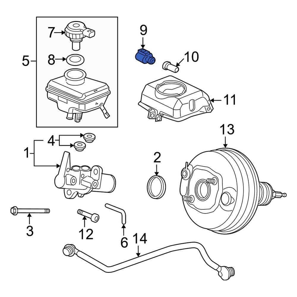 Audi OE 8K0973702 - Brake Fluid Level Switch