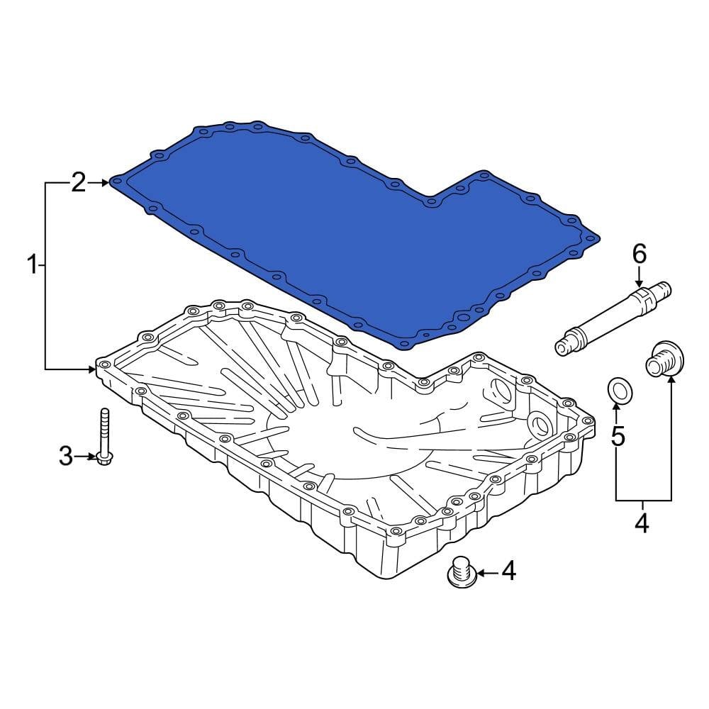 Audi OE 0CK321371A - Transmission Oil Pan Gasket