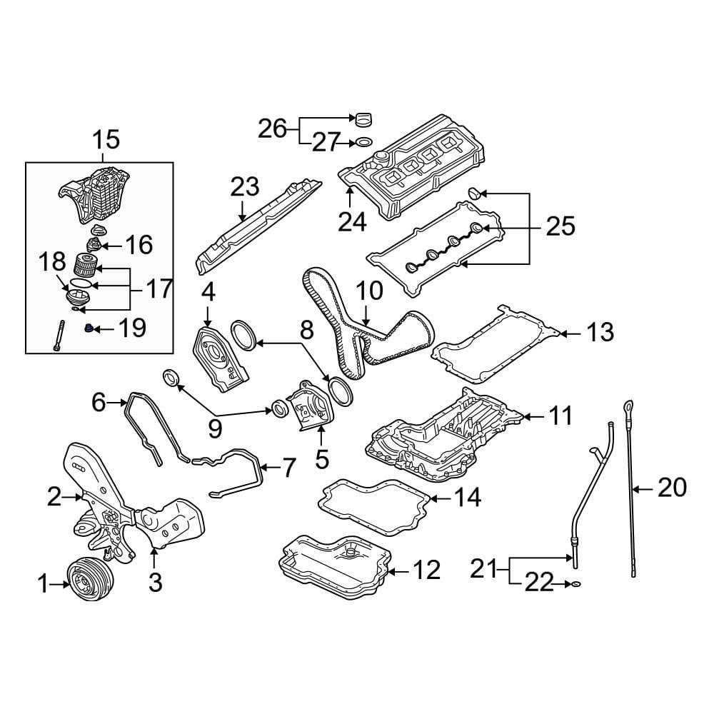 Audi OE 028103059A - Engine Oil Drain Plug