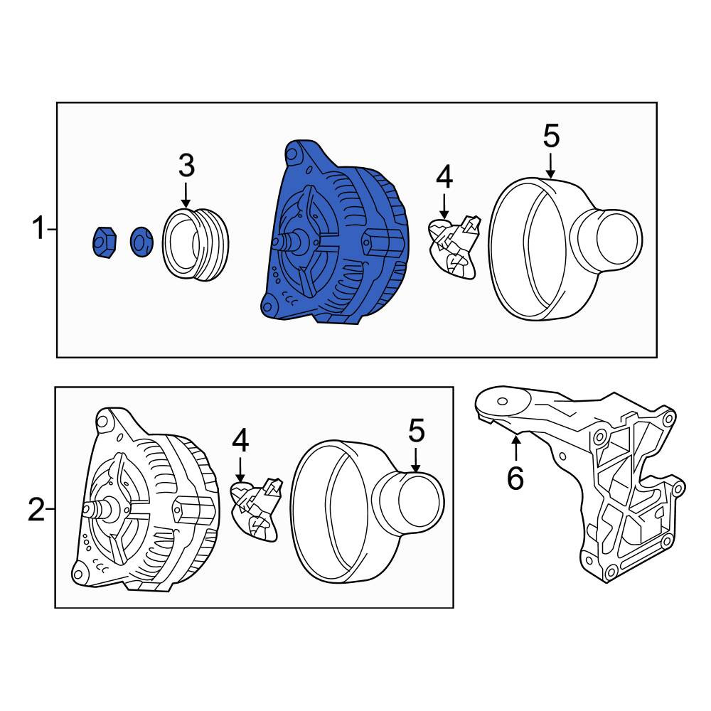 Audi OE 079903015R - Alternator