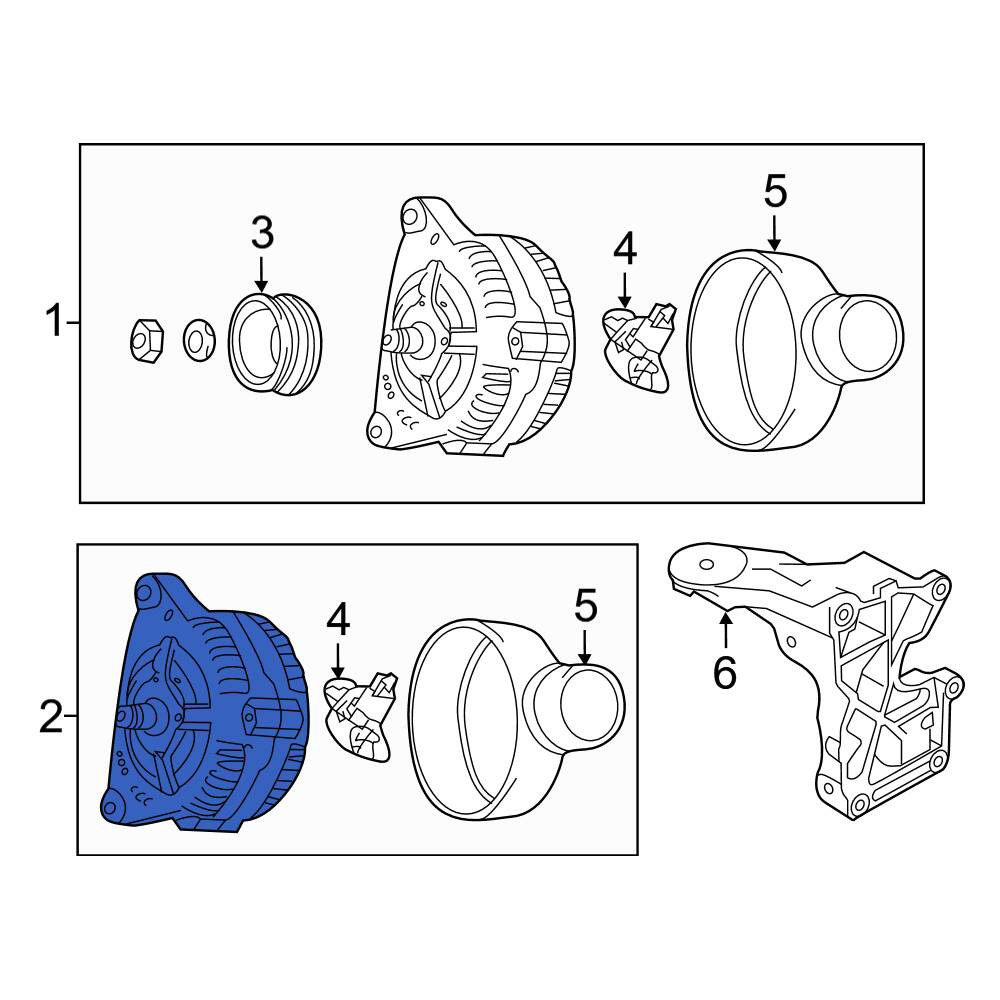 Audi OE 079903015R - Alternator