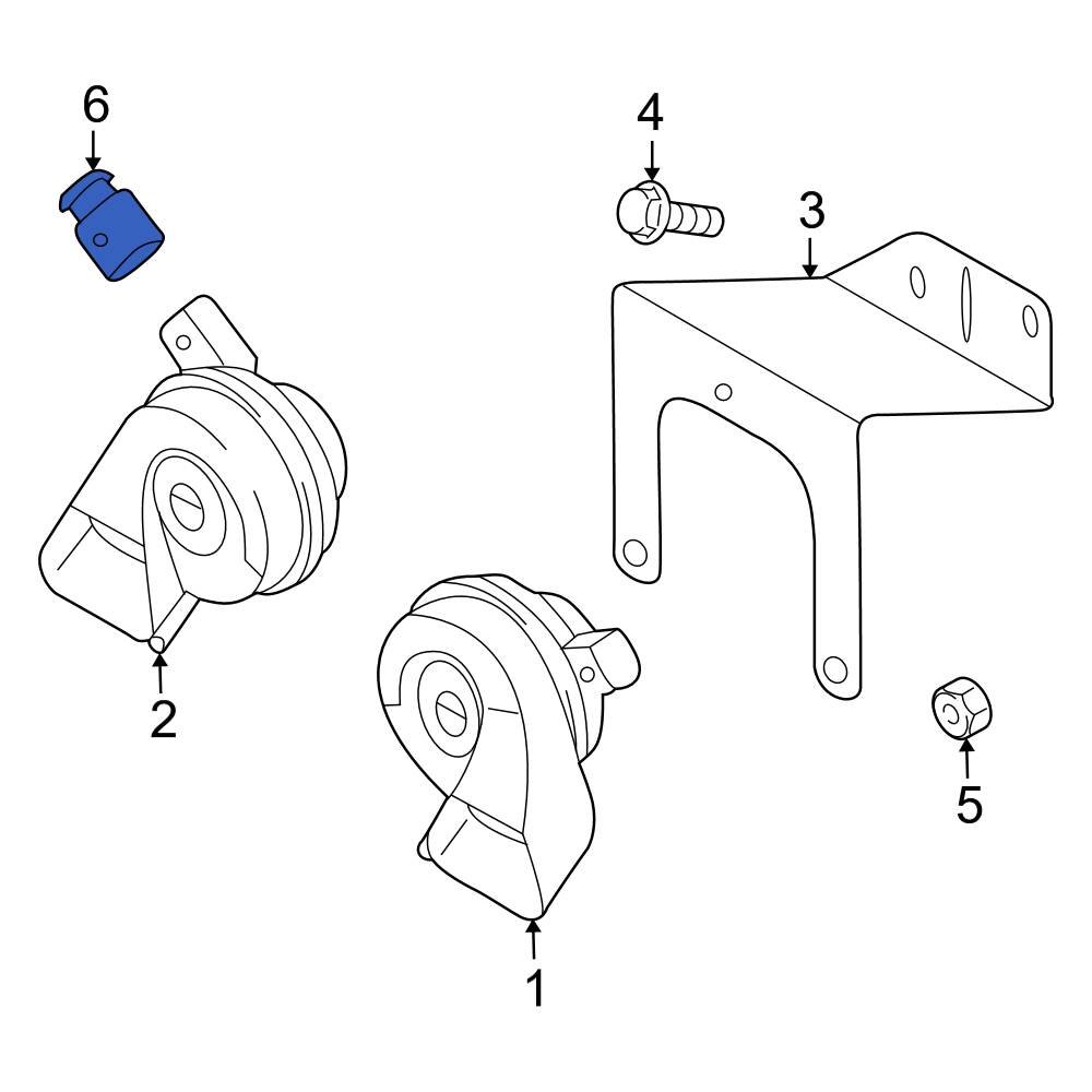 Audi OE 4D0971992 - Horn Connector