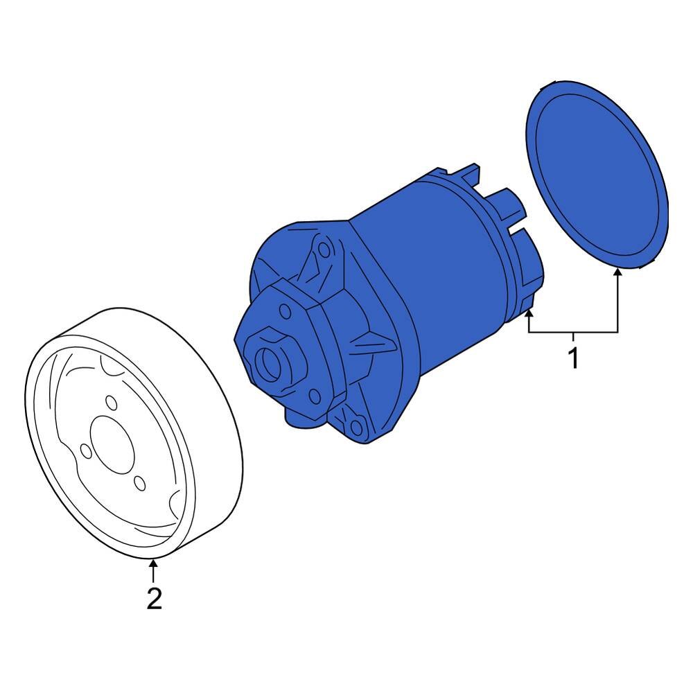 Audi OE 022121011 - Engine Water Pump