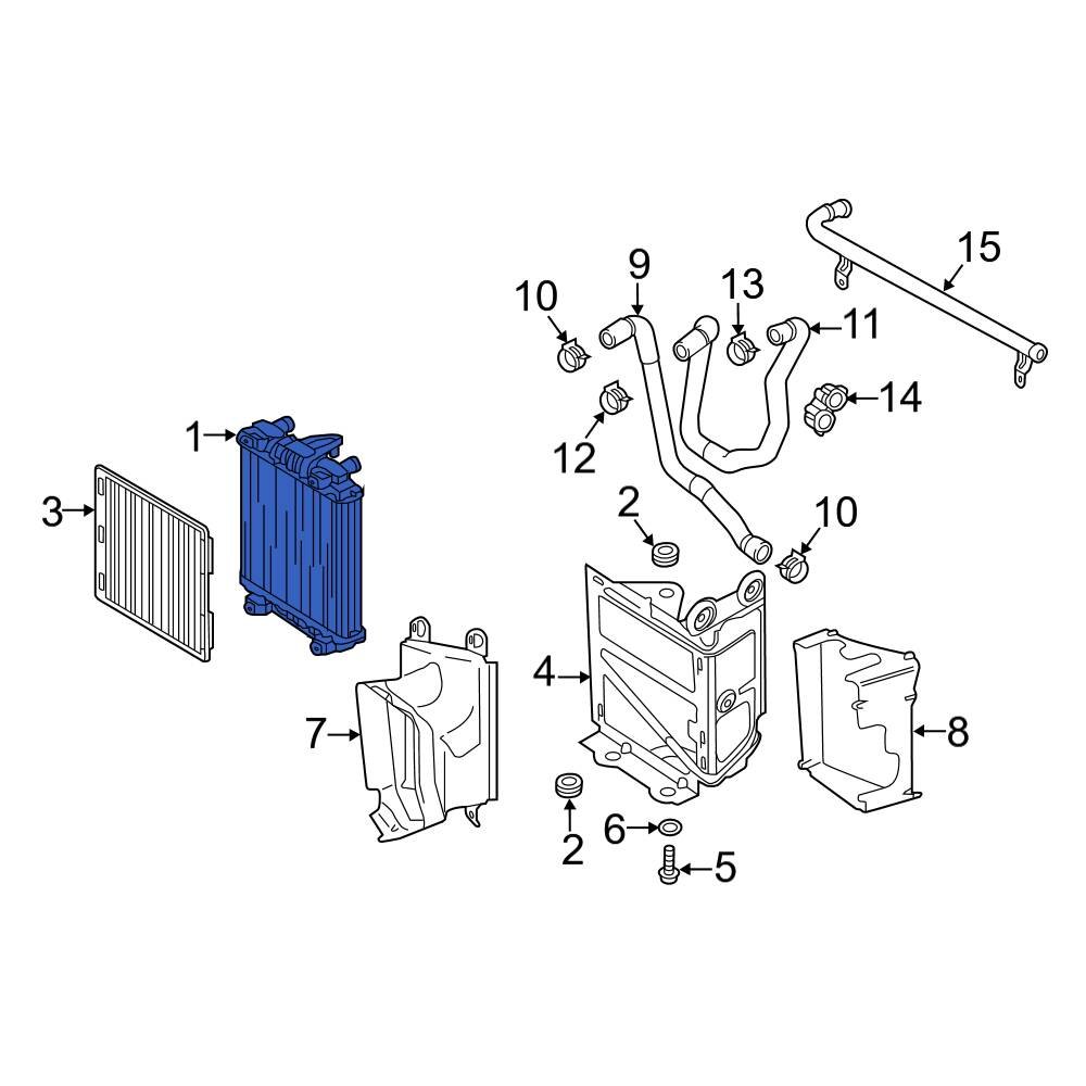 Audi OE 5Q0121251HA - Radiator