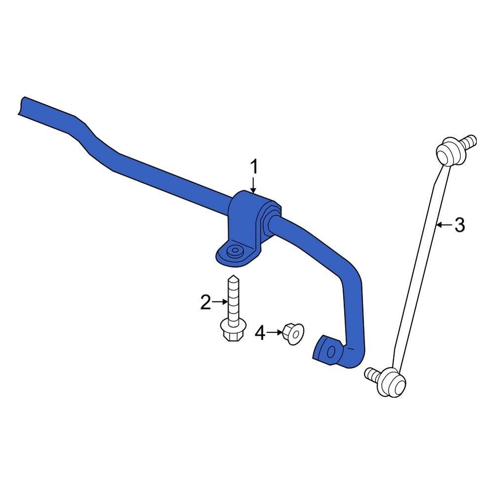 Audi OE 3Q0411303S - Front Suspension Stabilizer Bar