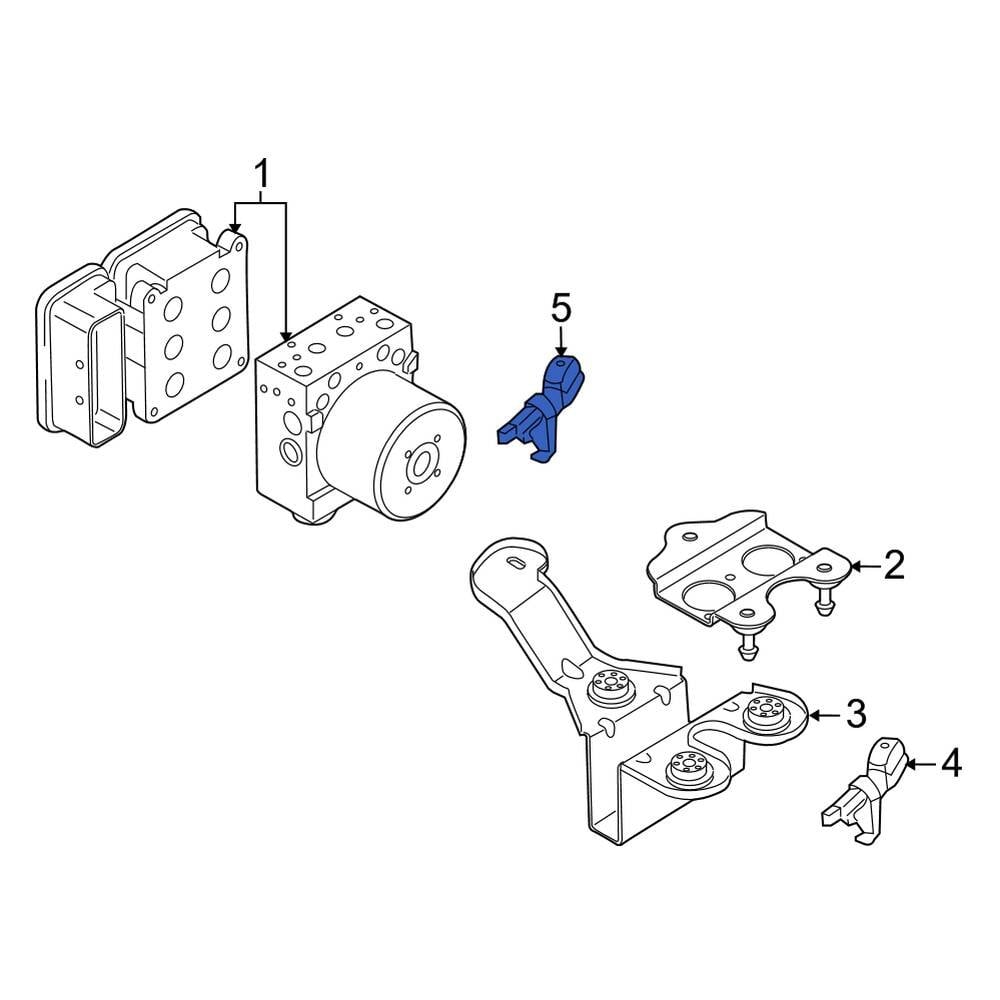 Audi OE WHT005651A - Front Left ABS Wheel Speed Sensor