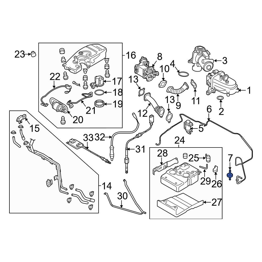 Audi OE 046905291A - Exhaust Gas Recirculation (EGR) Vacuum Delay Valve