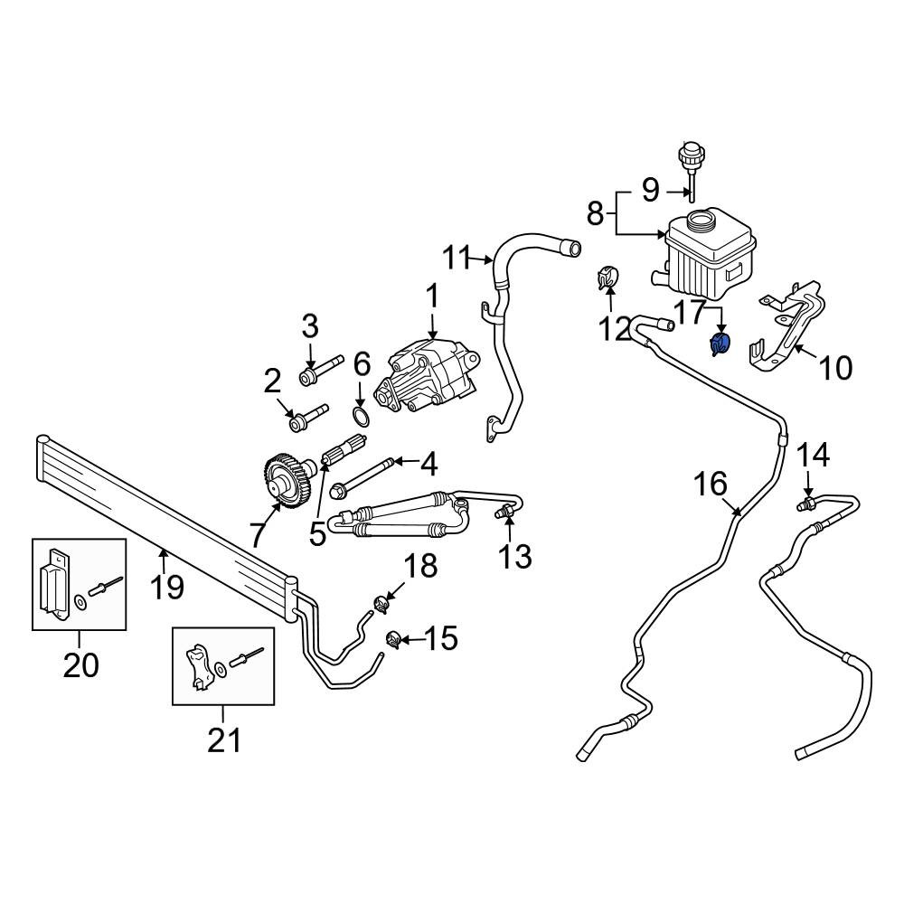 Audi OE 1K0423933 - Outer Rack and Pinion Bellows Clamp