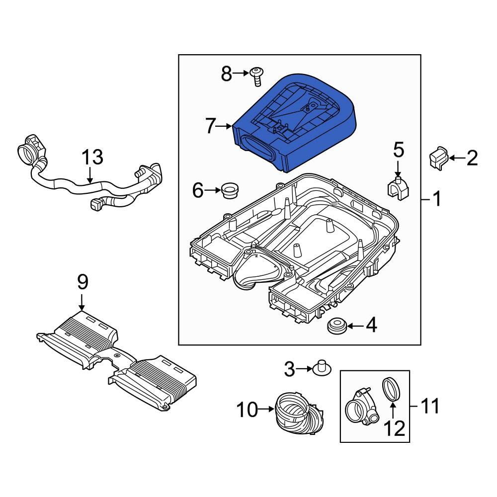 Audi OE 4M0133843G - Engine Air Filter