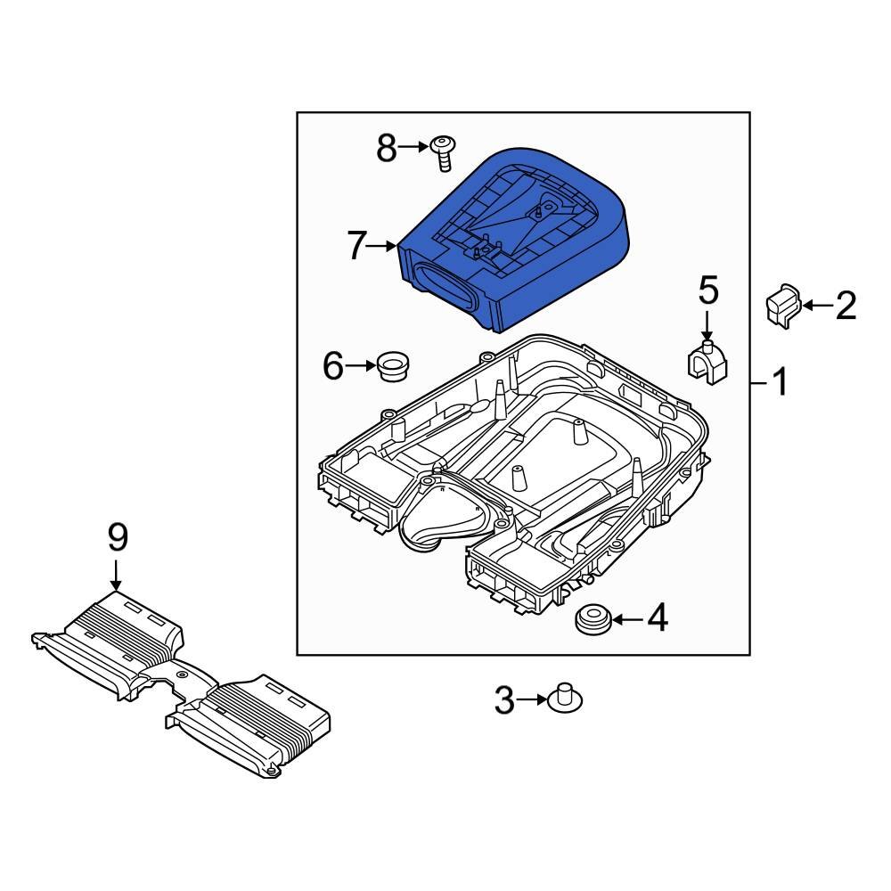 Audi OE 4M0133843G - Engine Air Filter