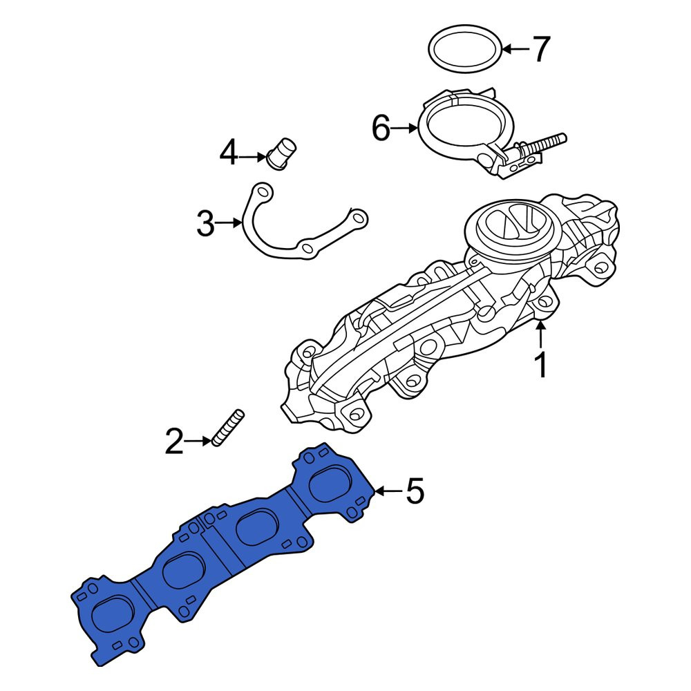 Audi OE 06L253039 - Exhaust Manifold Gasket