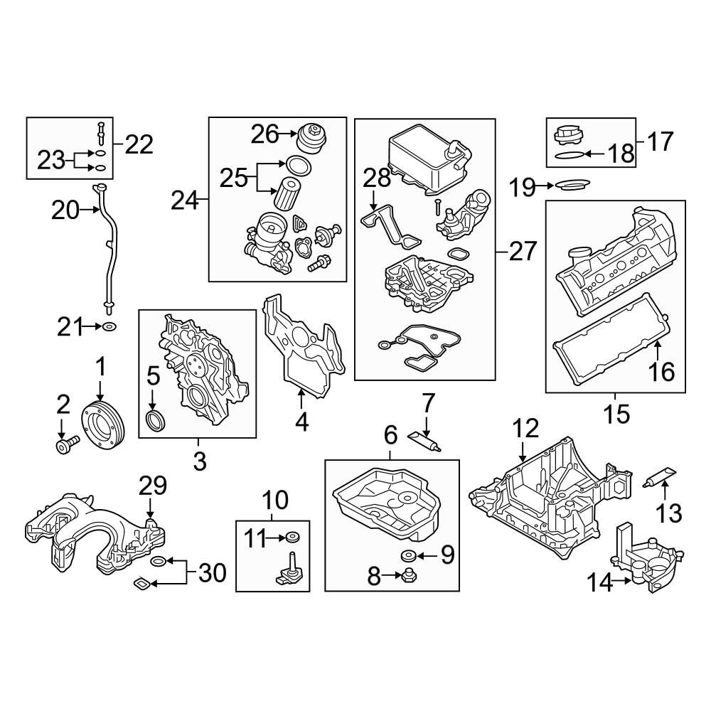 Audi OE 059129717N - Engine Intake Manifold Gasket