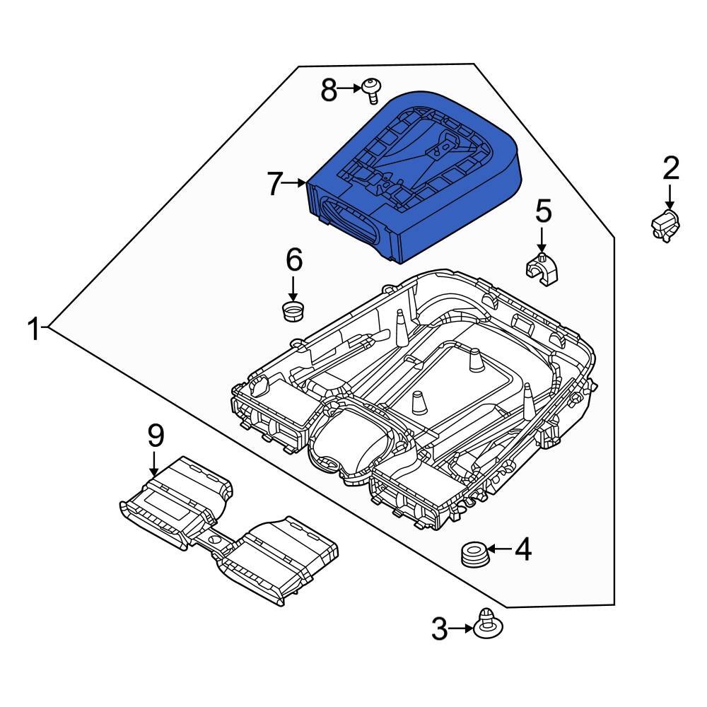 Audi OE 4M0133843G - Engine Air Filter