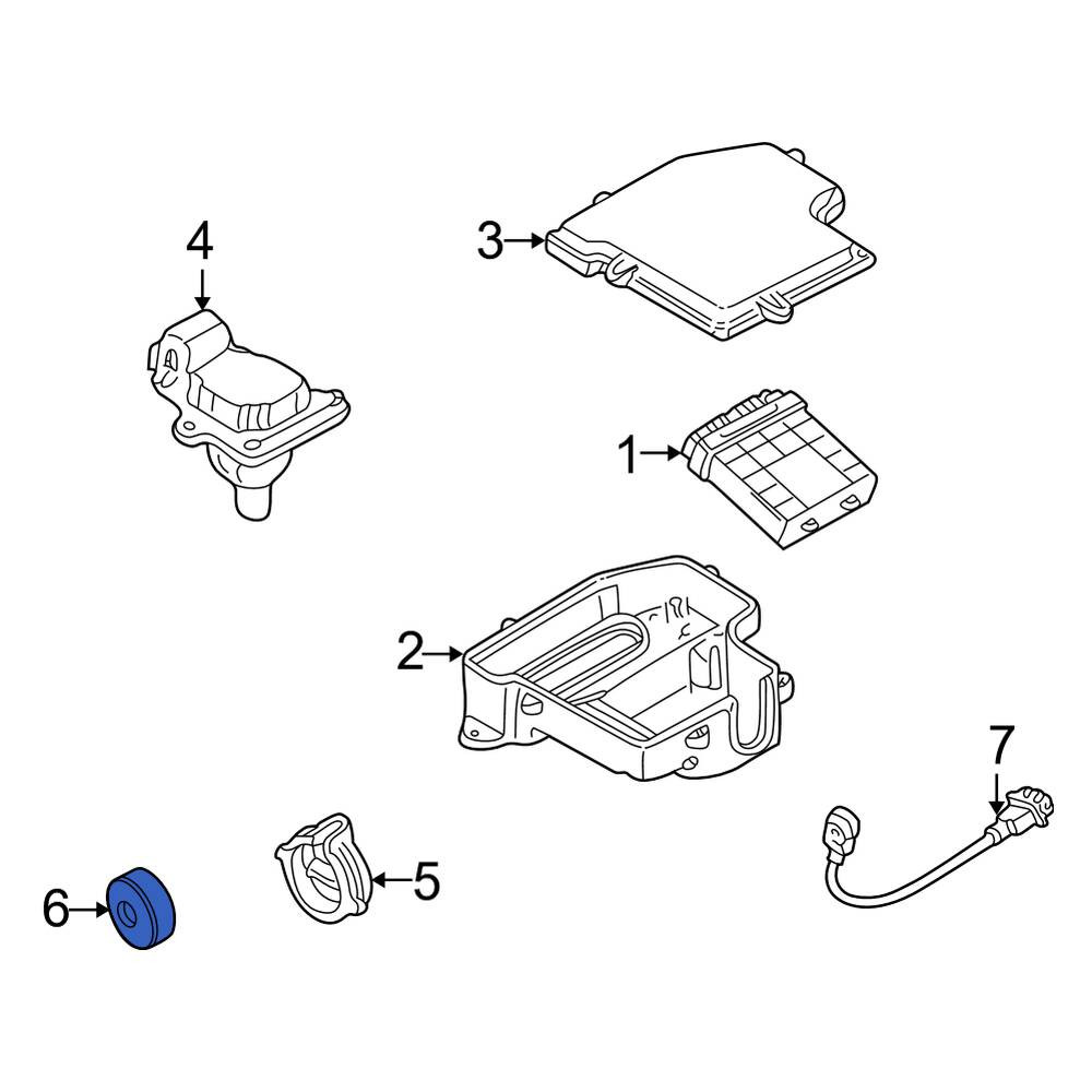 Audi OE 06B905234A - Engine Crankshaft Position Sensor Interrupter