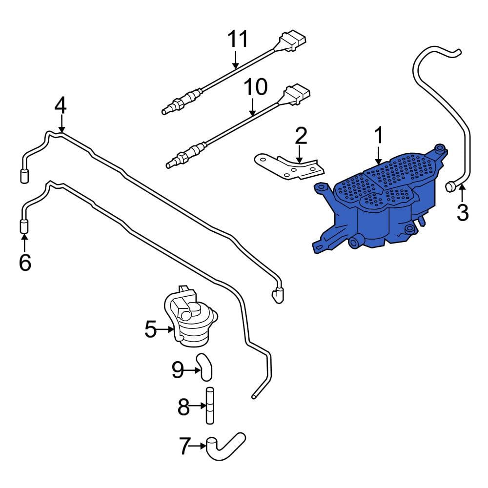Audi OE 8K0201801C - Vapor Canister