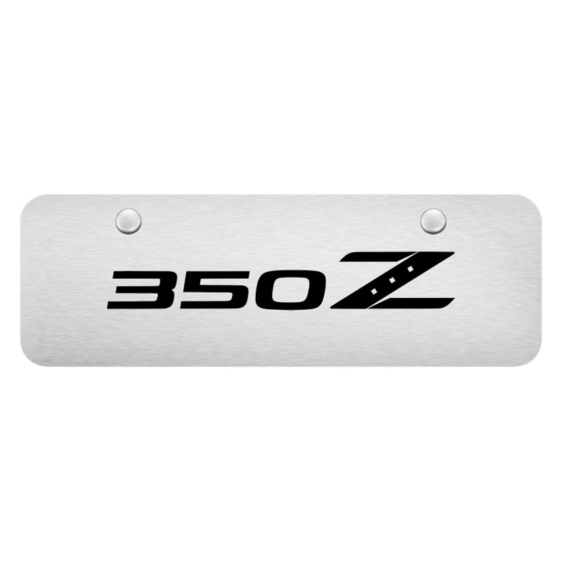 Autogold® - License Plate with Laser Etched 350Z Logo