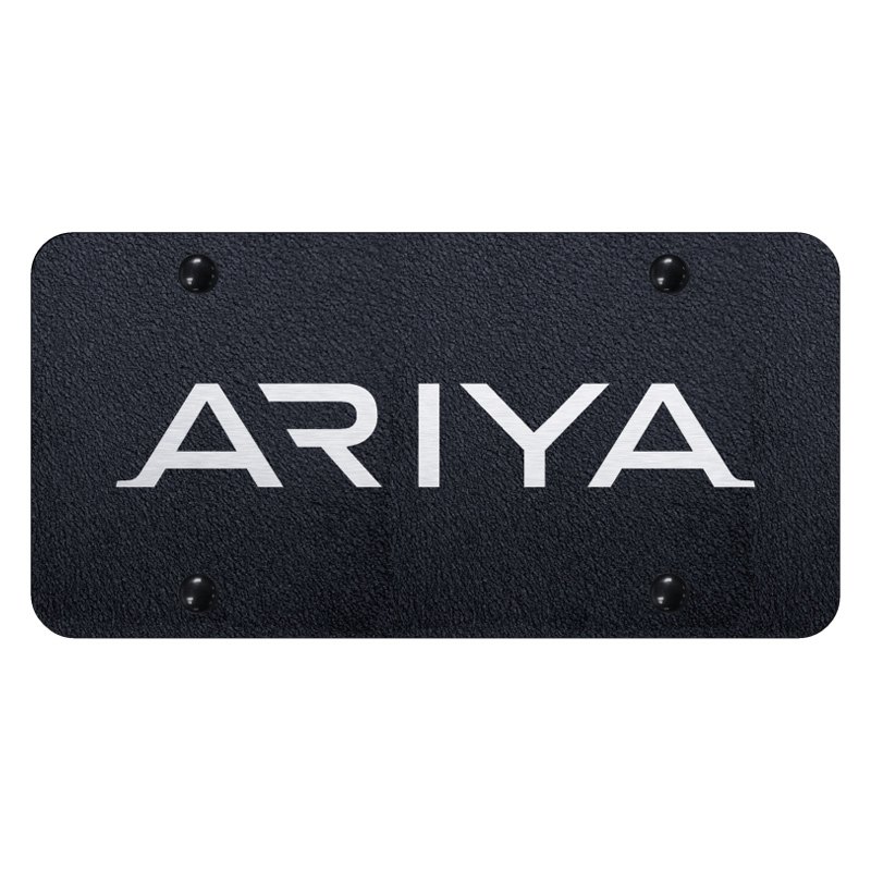 Autogold® PL.ARI.ERB - Rugged Black License Plate with Laser Etched ...