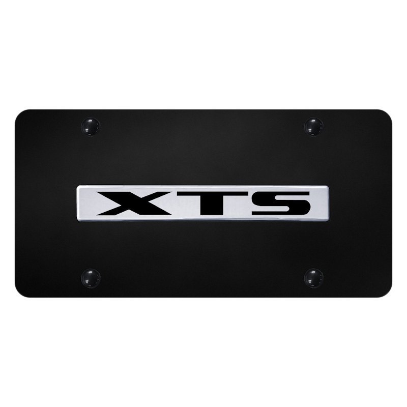 Autogold® - License Plate with 3D Chrome XTS Logo