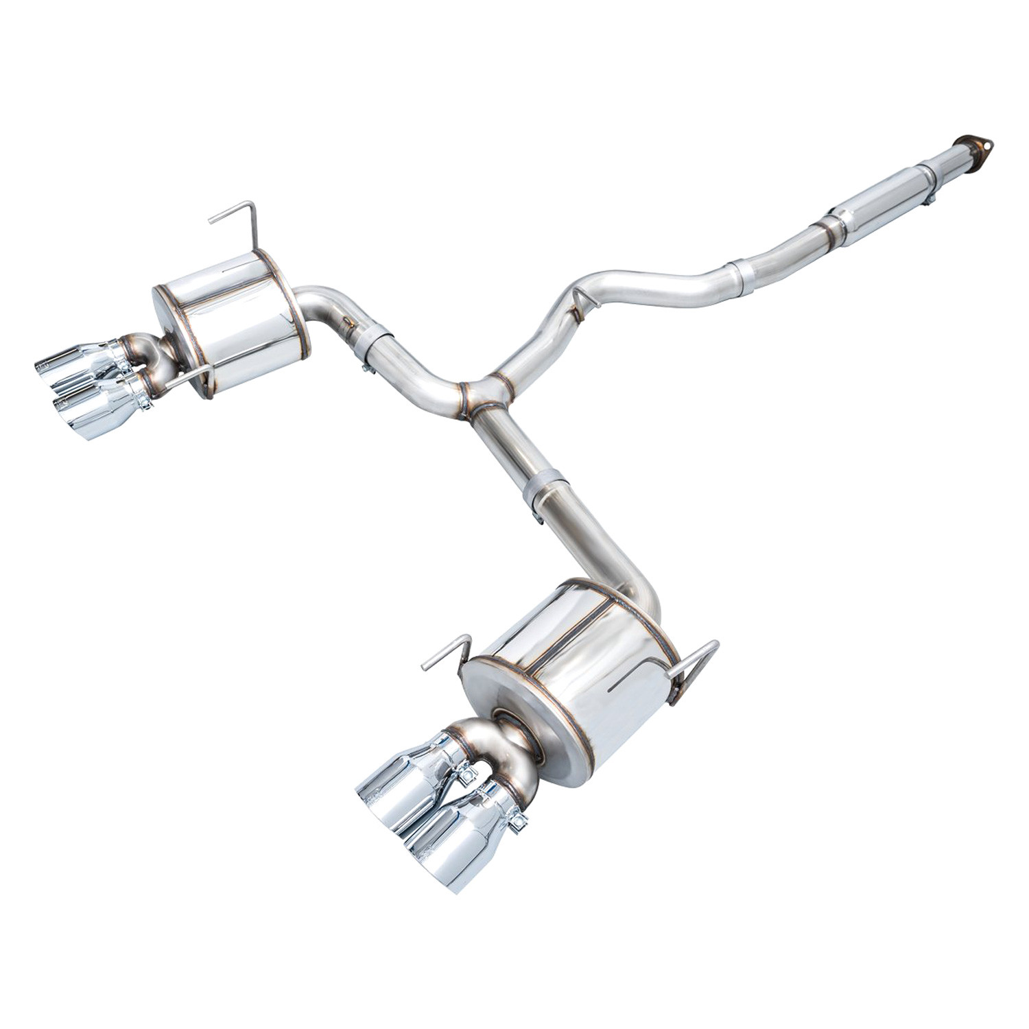 AWE Tuning® 3015-42979 - Touring Edition™ 304 SS Cat-Back Exhaust ...