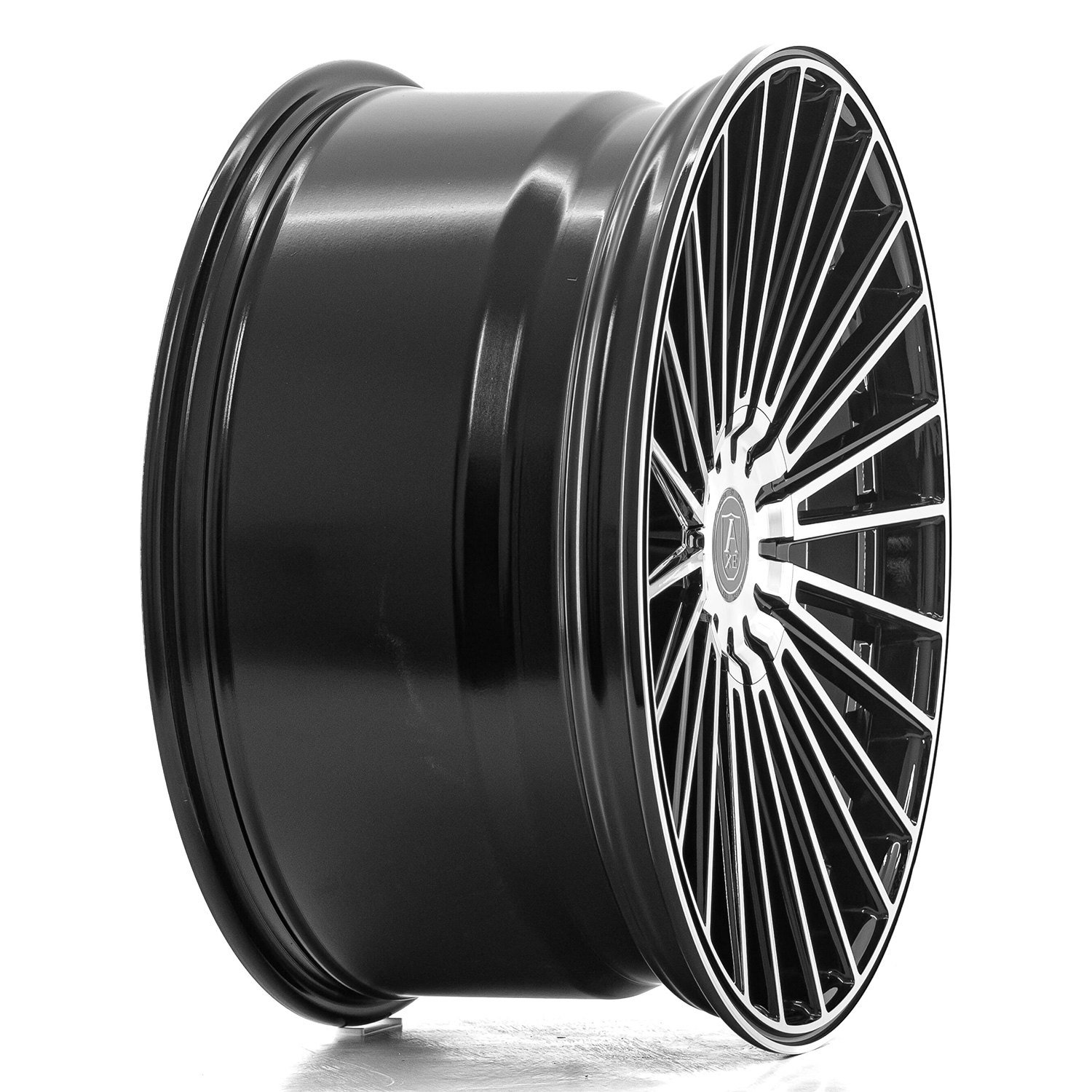 AXE® EX50 Wheels - Gloss Black with Polished Face Rims
