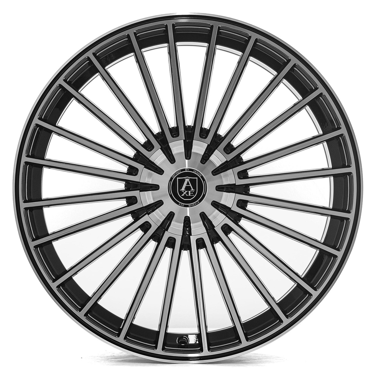AXE® EX50 Wheels - Gloss Black with Polished Face Rims