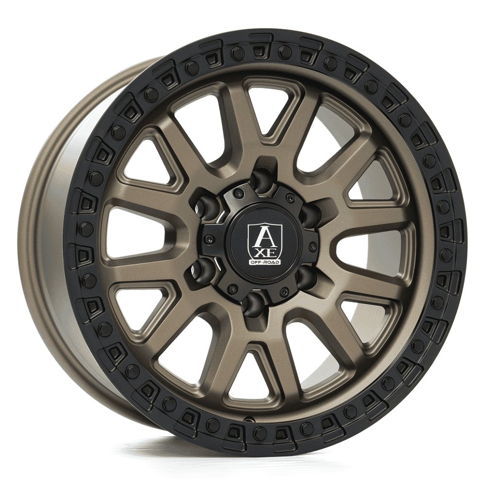 AXE® TOYO Wheels - Bronze with Black Beadlock Rims