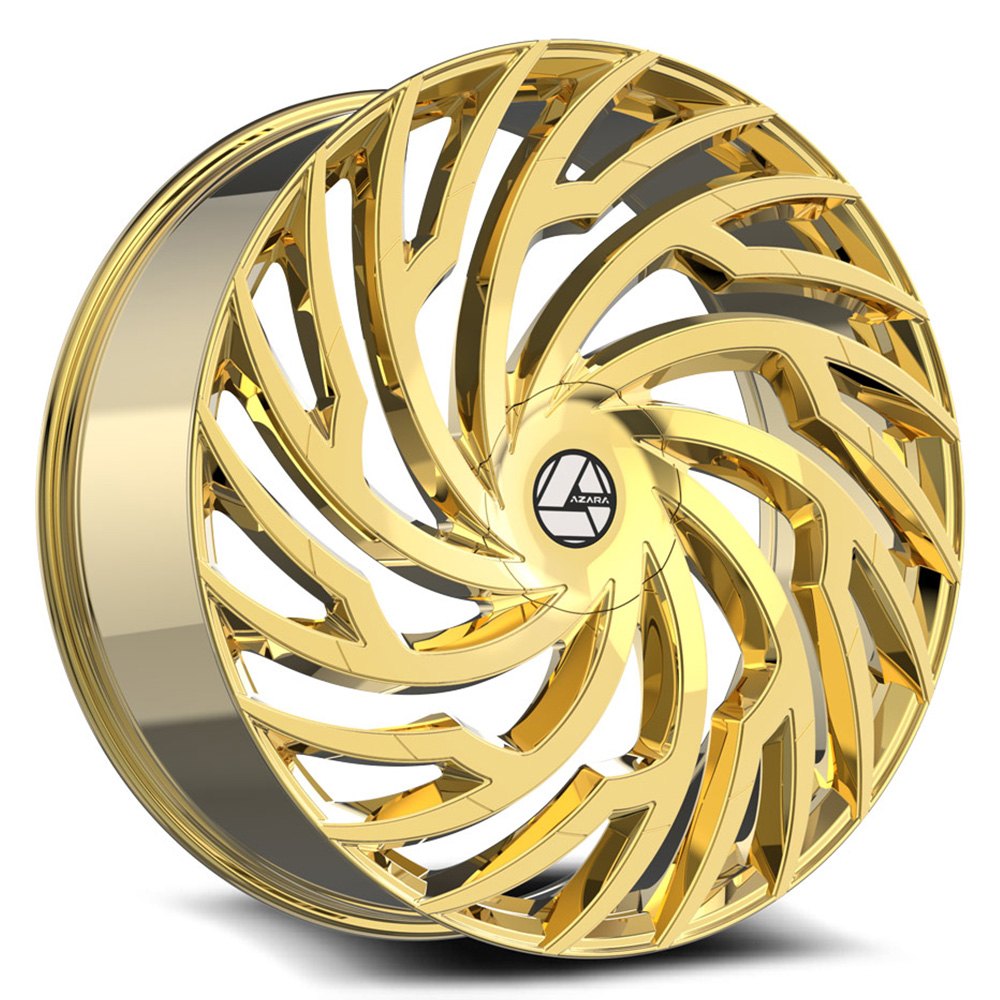 AZARA® AZA-536 Wheels - Nano Gold Rims