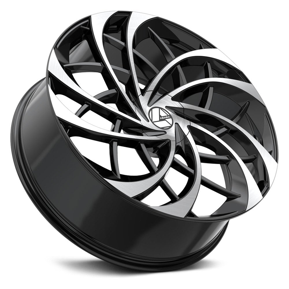 AZARA® AZA-540 Wheels - Gloss Black with Machined Face Rims