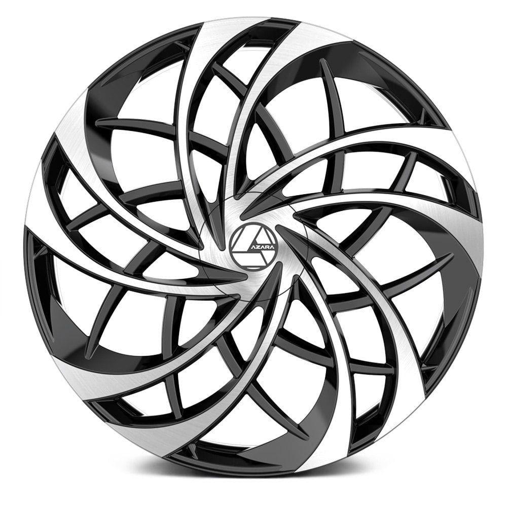 AZARA® AZA-540 Wheels - Gloss Black with Machined Face Rims - AZA ...