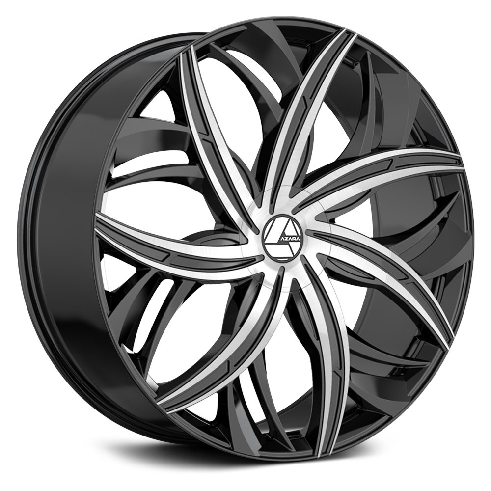 AZARA® AZA-541 Wheels - Gloss Black with Machined Face Rims