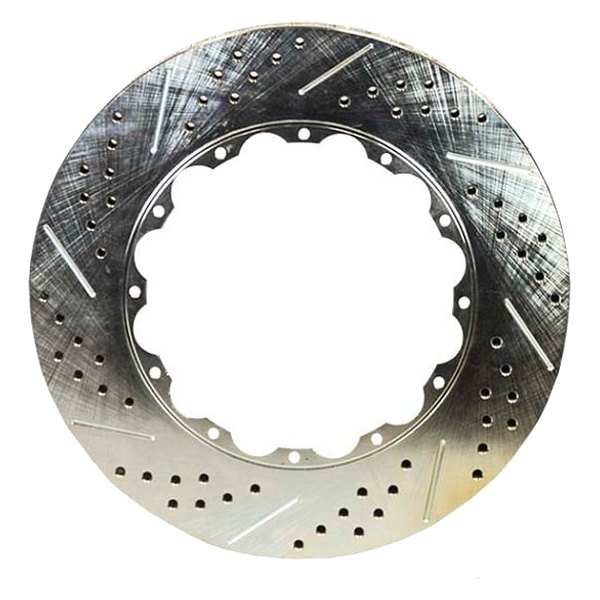 Baer® 6920222 - Replacement Drilled and Slotted 2-Piece Front Passenger ...