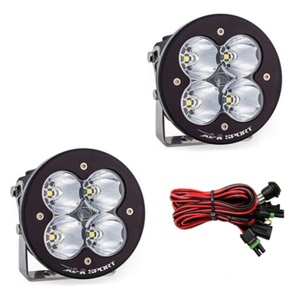 Baja Designs® 577801 - XL-R Sport™ 4.43" 2x26W Round Spot Beam LED Lights