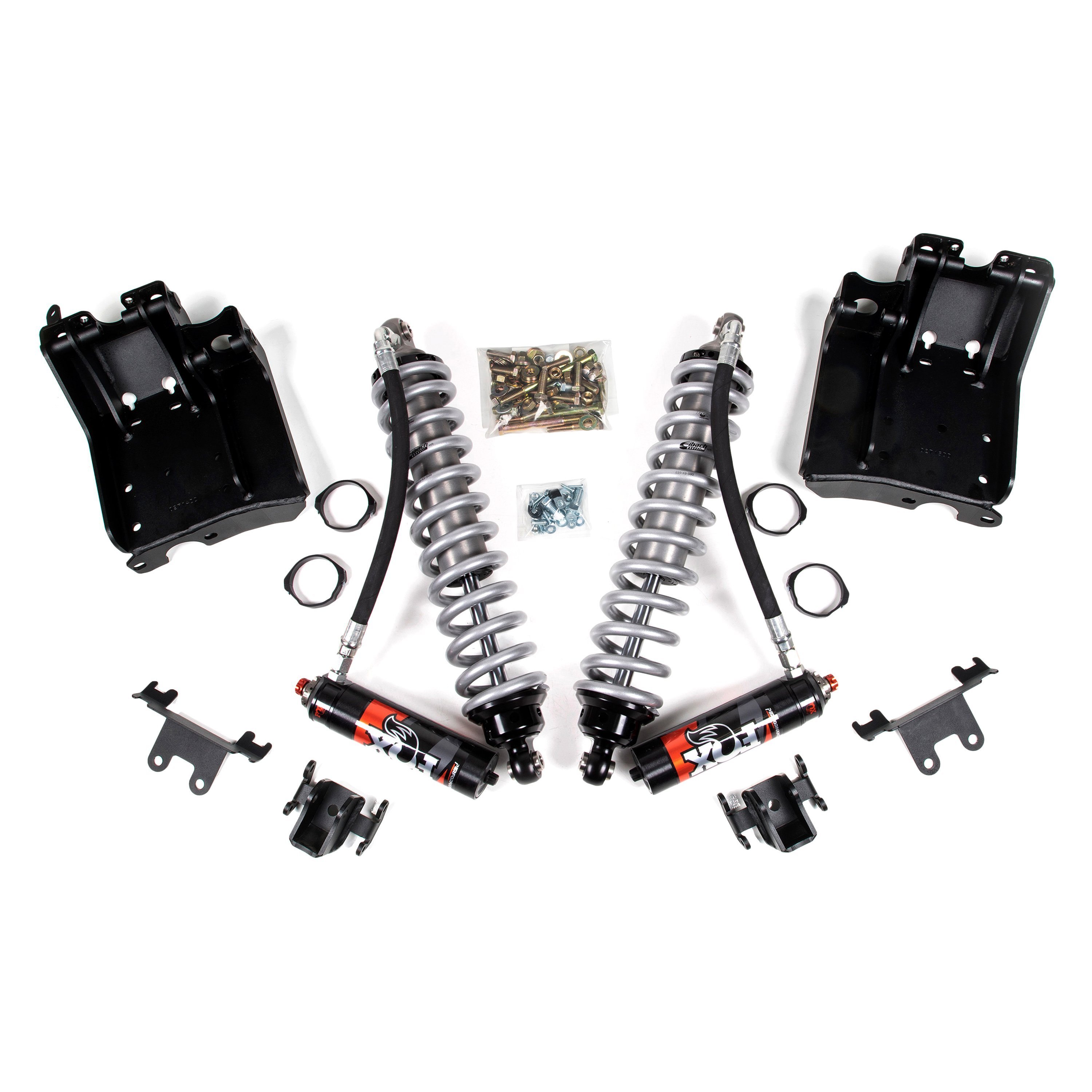 BDS Suspension® 1514FPE - 6" Drop Front Shock to Coilover Conversion Lift Kit