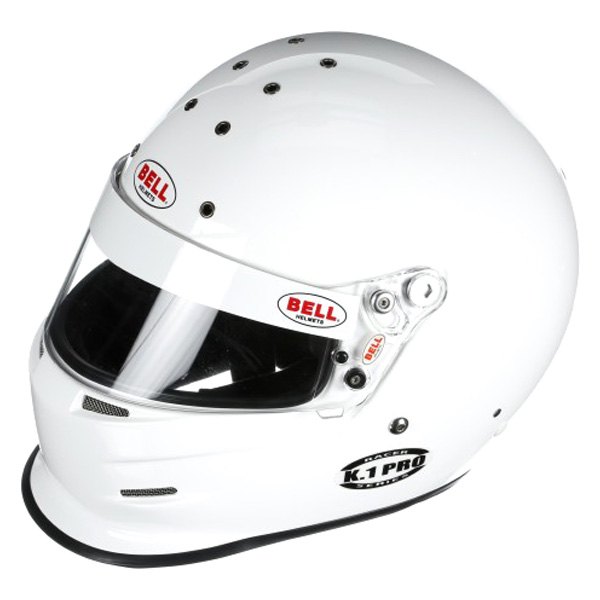 Bell Helmets® 1420004 - K1 Pro Series White Medium (58-59) Racing Helmet
