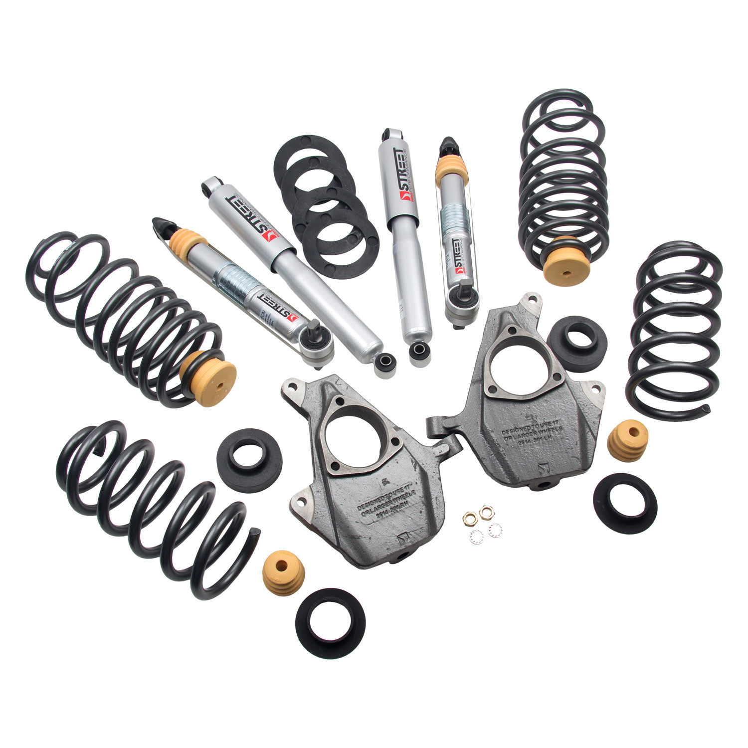 Belltech® 1020SP - 2"-4" x 3"-4" Front and Rear Lowering Kit