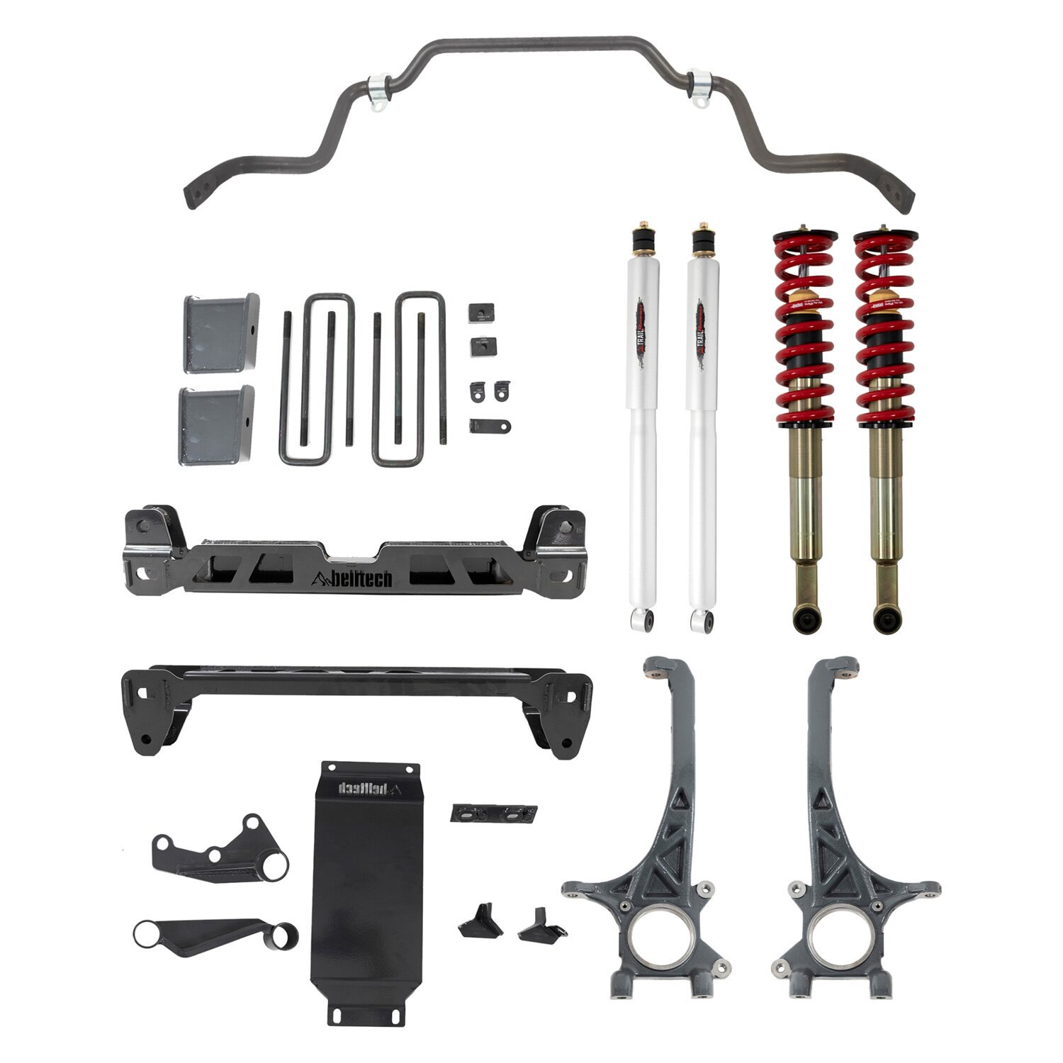 Belltech® 154301HK - 4"-6" x 4" Front and Rear Suspension Lift Kit