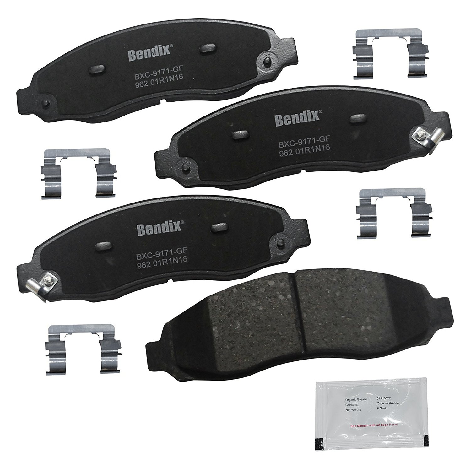Bendix® CFC962 - Premium Copper Free™ Ceramic Front Disc Brake Pads