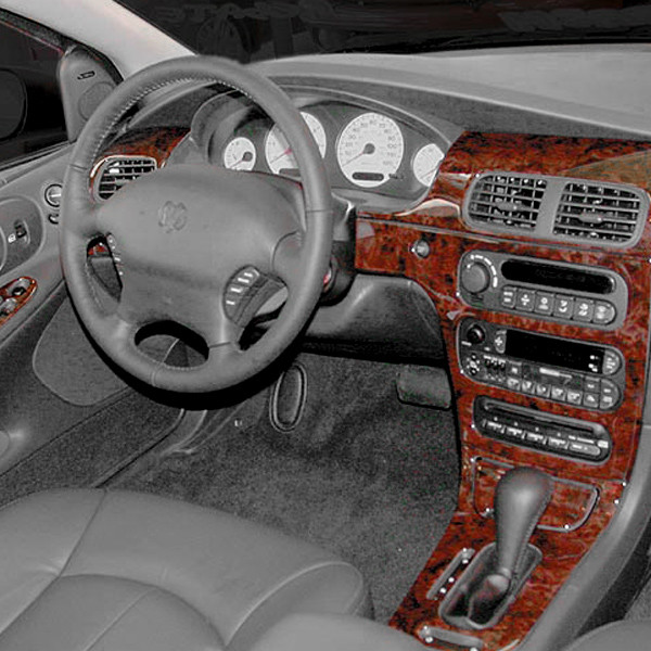 B&I® WD233A-DP2M - 2D Matted Mahogany Full Dash Kit (14 Pcs)