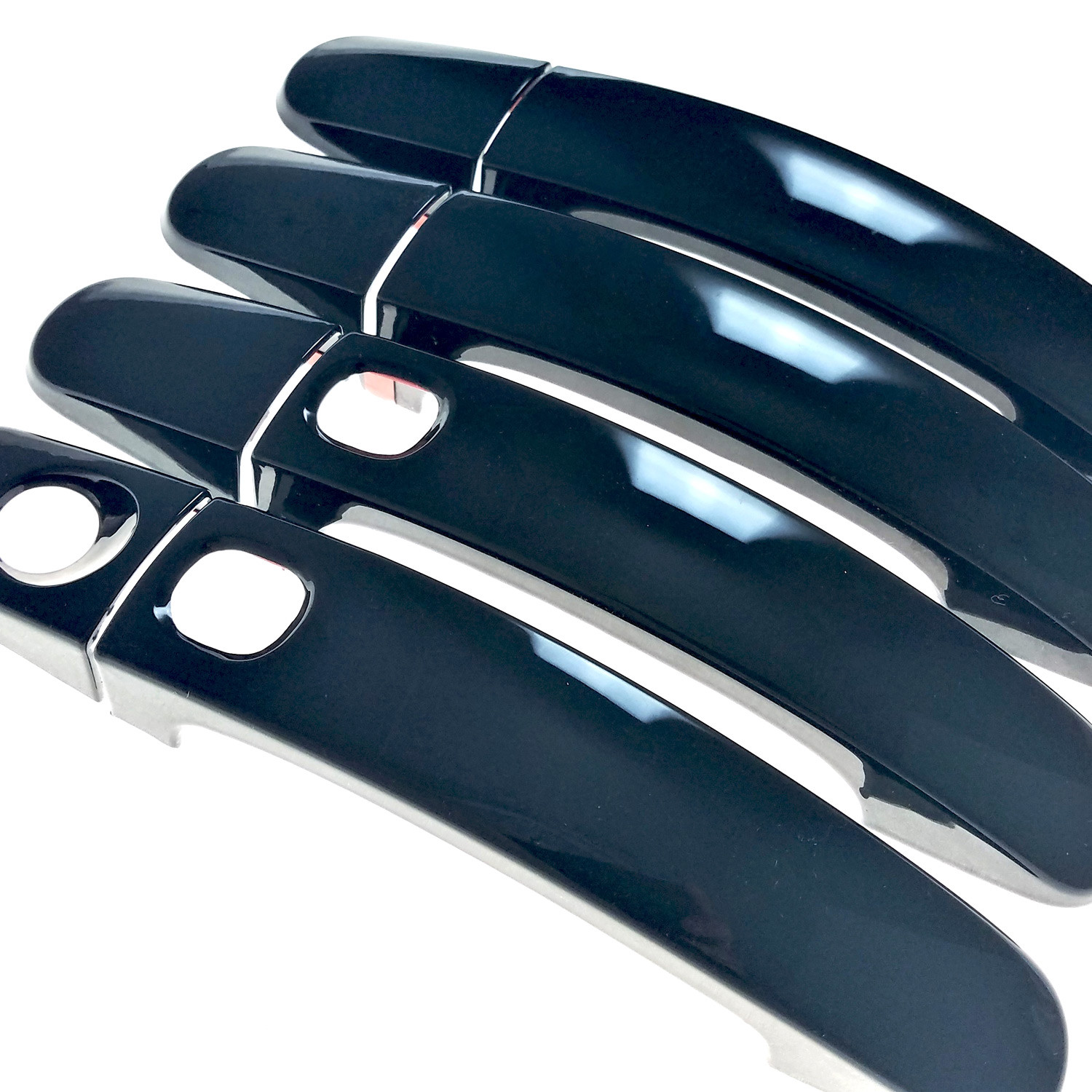 Black Horse® BH-DH6200BLK - Gloss Black Door Handle Covers
