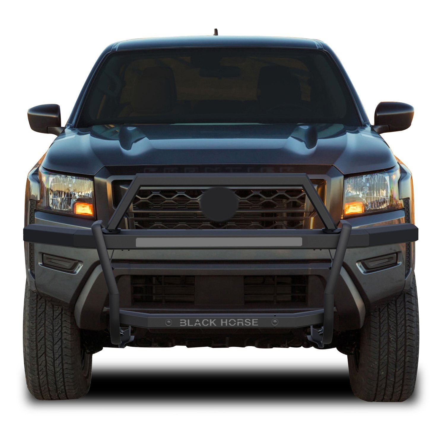 Black Horse® RAGN01 - Rambler Black Grille Guard