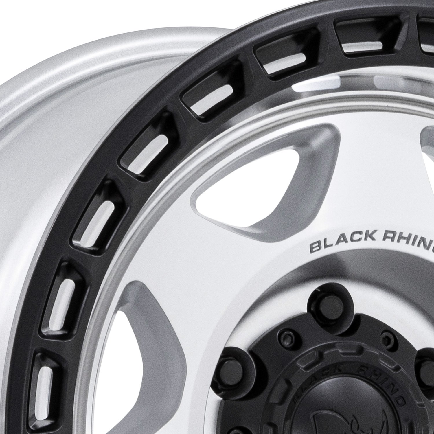 BLACK RHINO® BR018 VOYAGER Wheels - Silver Machined with Matte Black ...