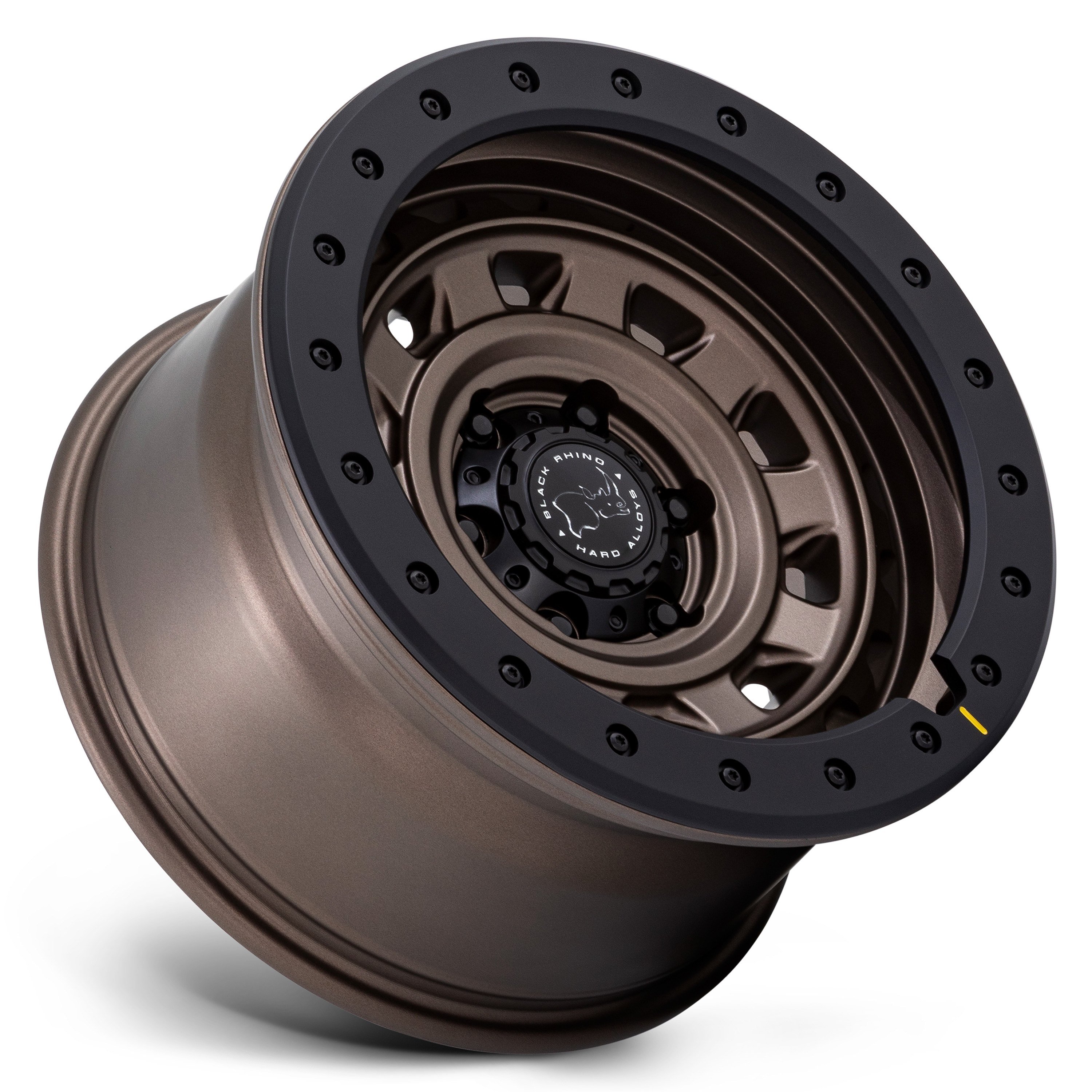 BLACK RHINO® BR023 XPLORER Wheels - Burnt Bronze with Matte Black Lip Rims