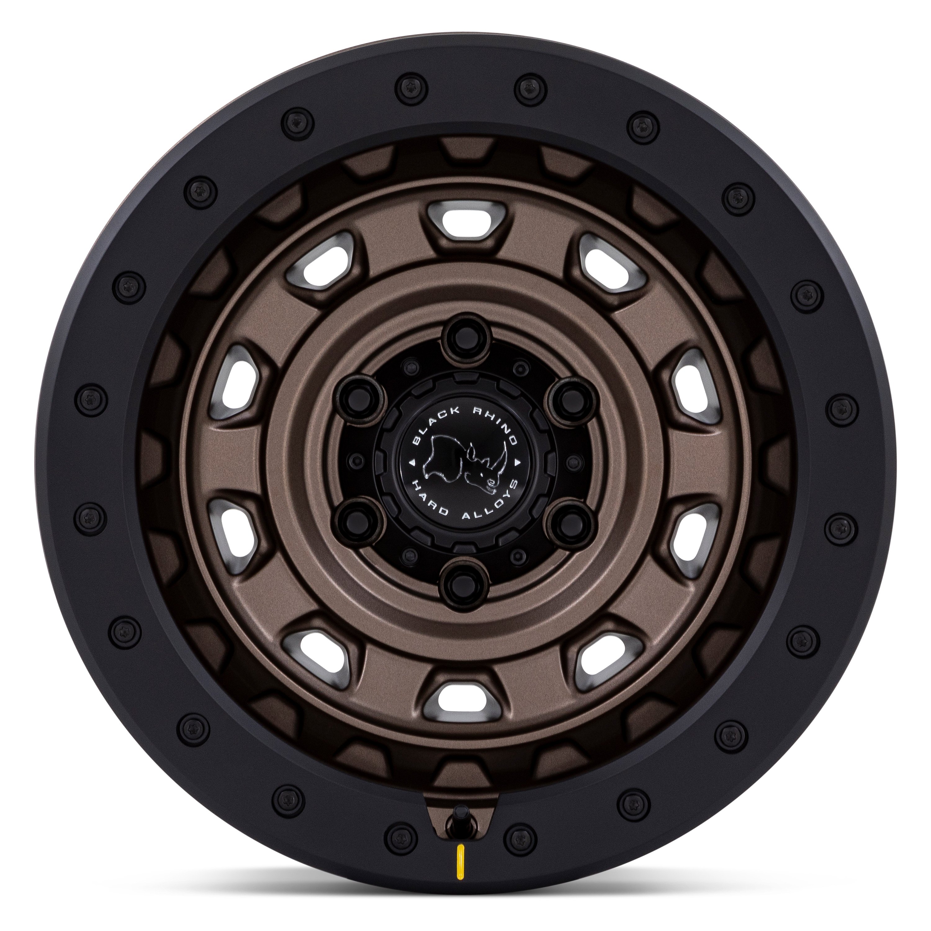 BLACK RHINO® BR023 XPLORER Wheels - Burnt Bronze with Matte Black Lip Rims