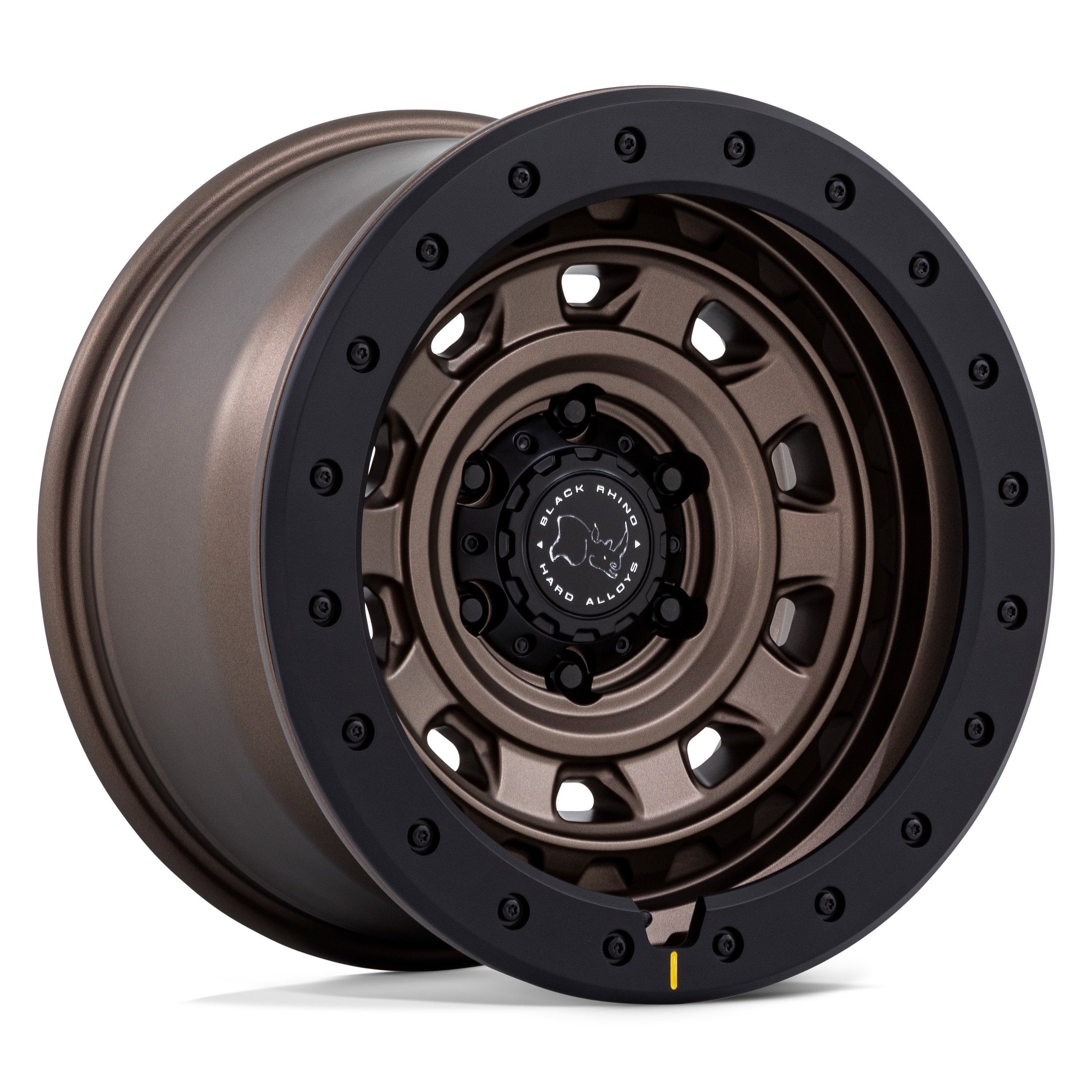 BLACK RHINO® BR023 XPLORER Wheels - Burnt Bronze with Matte Black Lip Rims