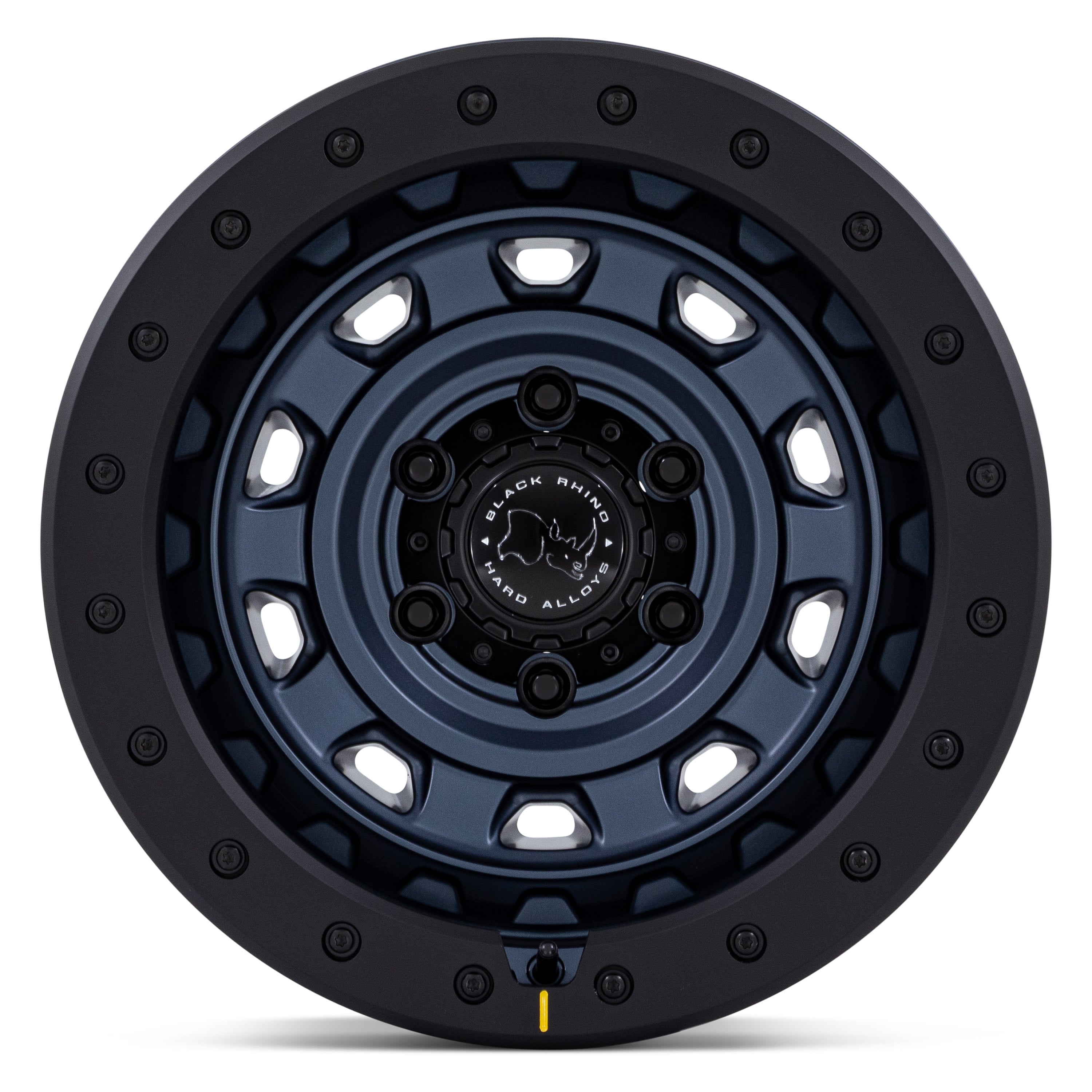 BLACK RHINO® BR023 XPLORER Wheels - Metallic Blue with Matte Black Lip Rims