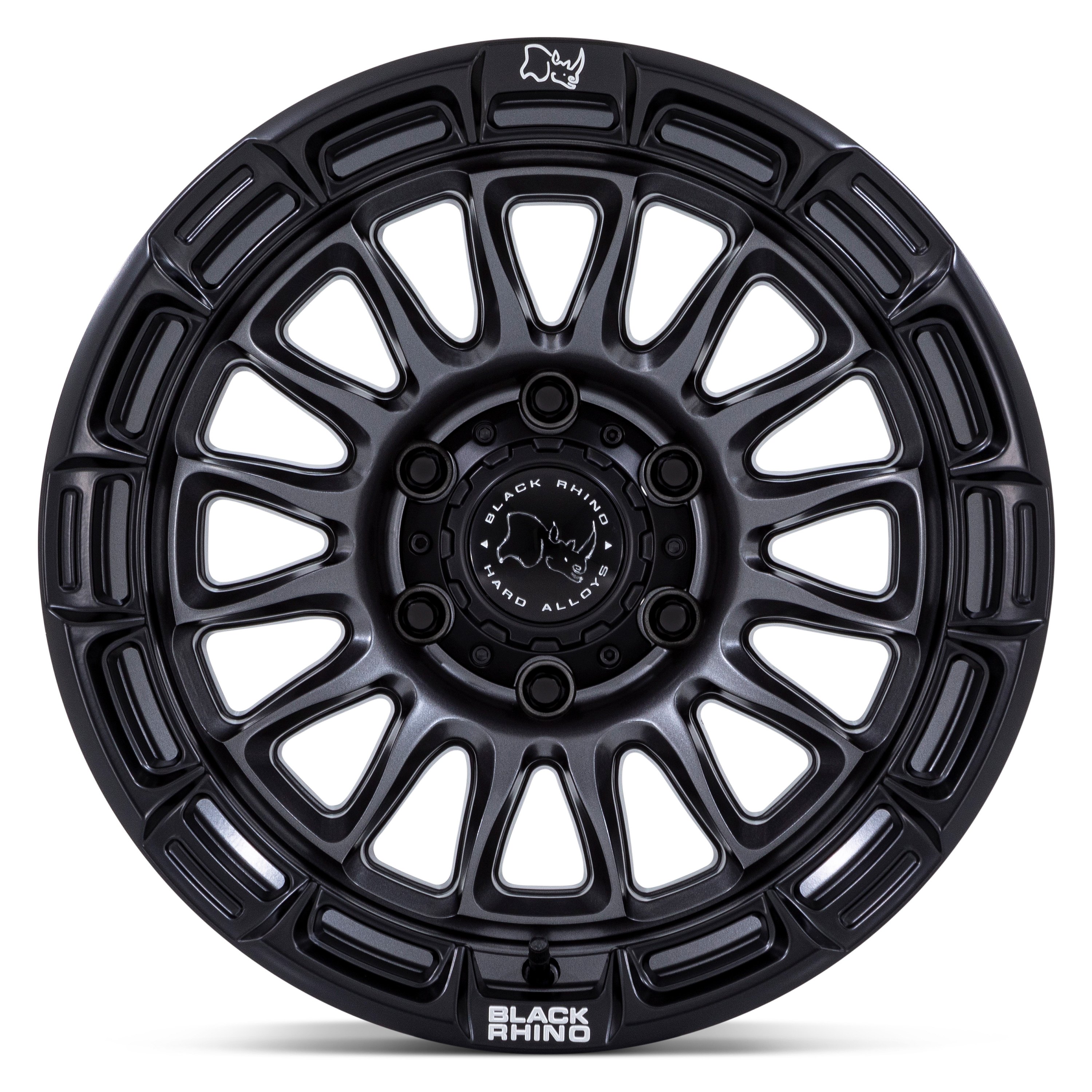 BLACK RHINO® BR025 RIVAL Wheels - Matte Gunmetal with Matte Black Lip ...